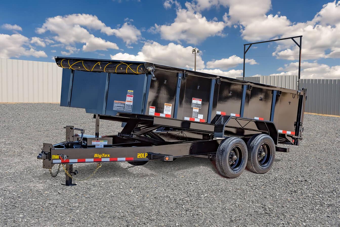 Big Tex 20LP, Dump, 83" x 16', 20K | Big Tex Trailer World