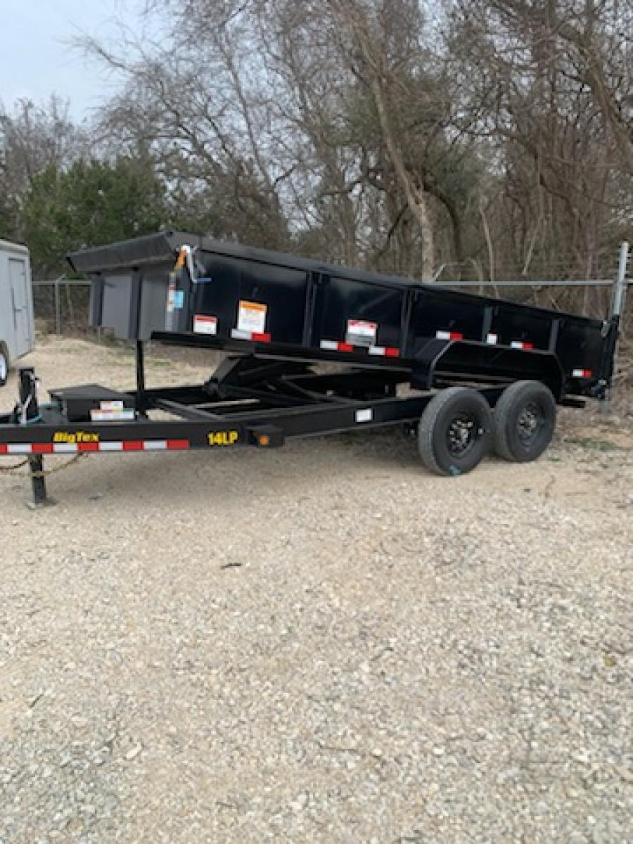 Big Tex 14RB, Dump, 83" x 14', 14K | Big Tex Trailer World