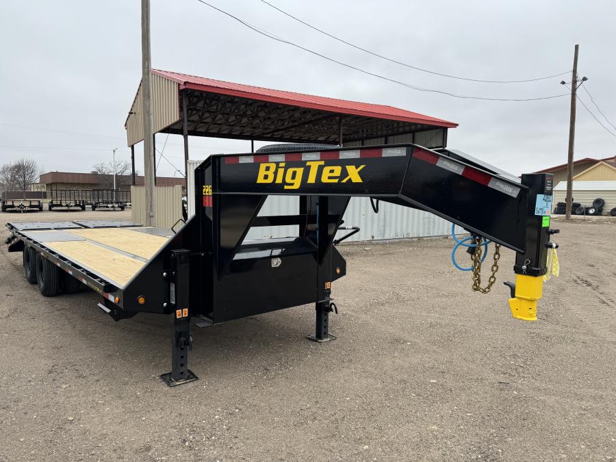 Big Tex 22GN, Gooseneck, 102" x 25', 23.9K, Dovetail, Mega Ramps | Big ...