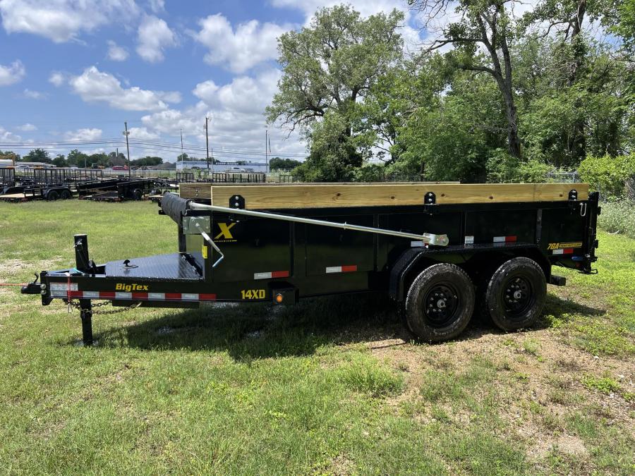 2025 Big Tex 14XD-14C2A-BK 15.4K# (83”x14’) 24” Side Walls, 7 Gauge ...