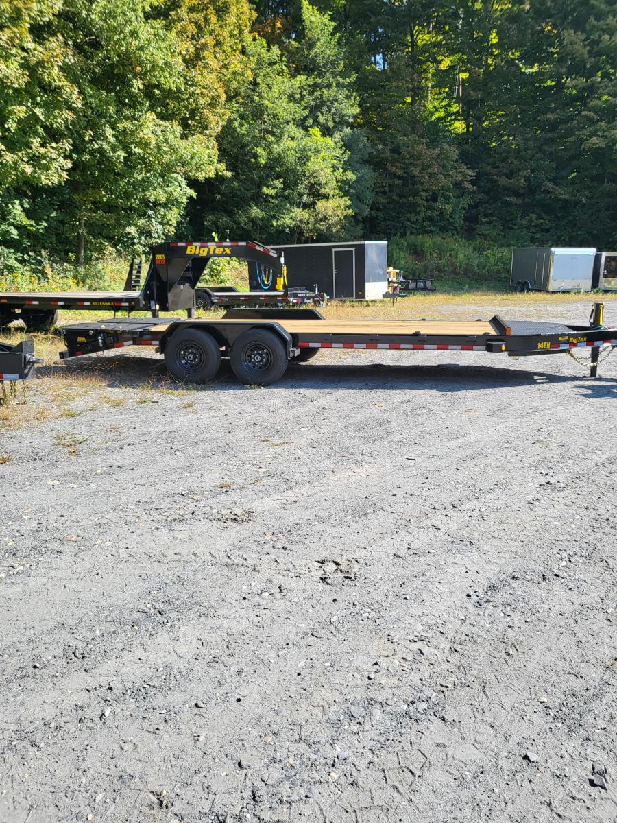 Big Tex 14PH, con pivote, 102" x 20', 15.9 K, cola de milano, rampas ...