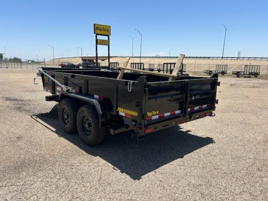 Big Tex 14XD-14 14K TAND XD DUMP 83"x14 6SIR Black SPRING LOADED TARP ...