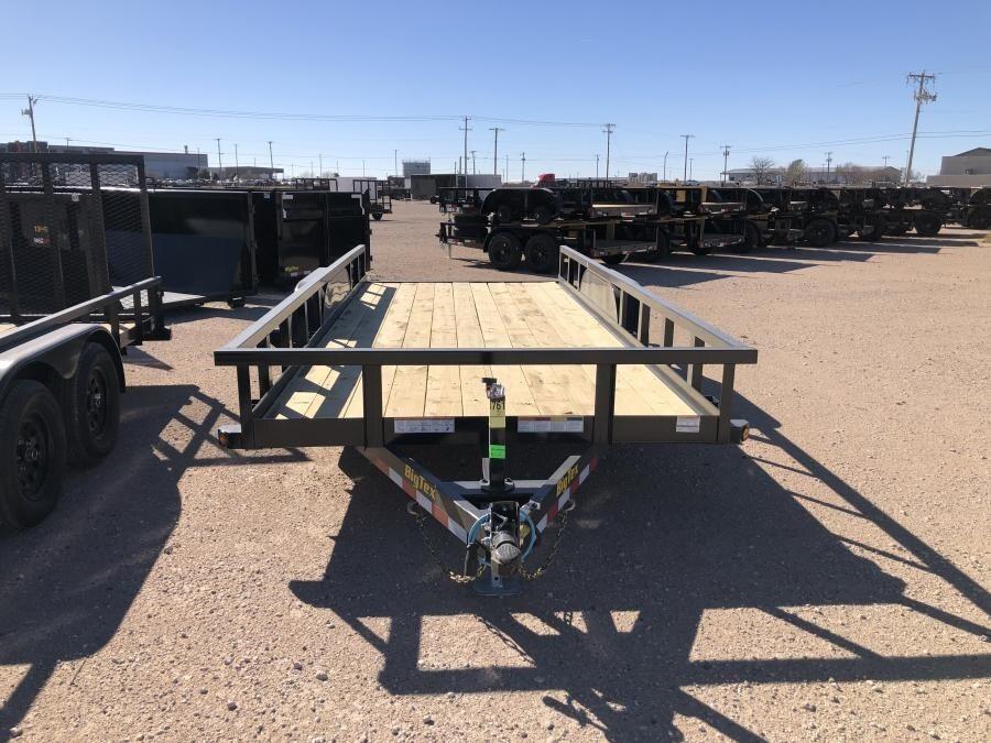 Big Tex 10PI 83" x 20 Pro Series Tandem Axle Pipe Top Utility Trailer ...