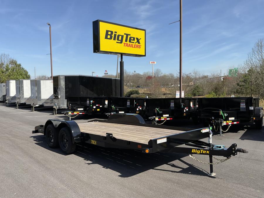 Big Tex 70CH, Car Hauler, 83" x 18', 7K, Dovetail | Big Tex Trailer World