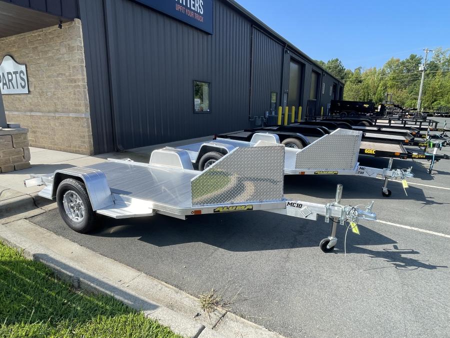 Aluma MC10 Aluma 10 Motorcycle SA RAMP Trailer, Bed Size - 51" x 125 ...