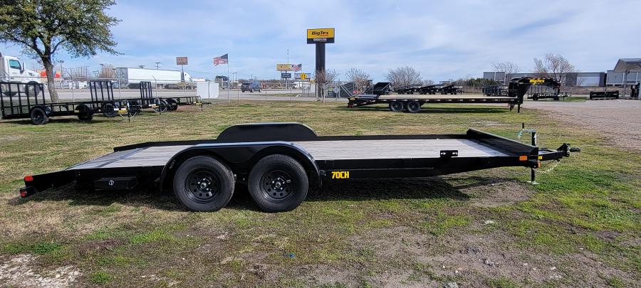 Big Tex 70CH, Car Hauler, 83" x 18', 7K, Dovetail | Big Tex Trailer World