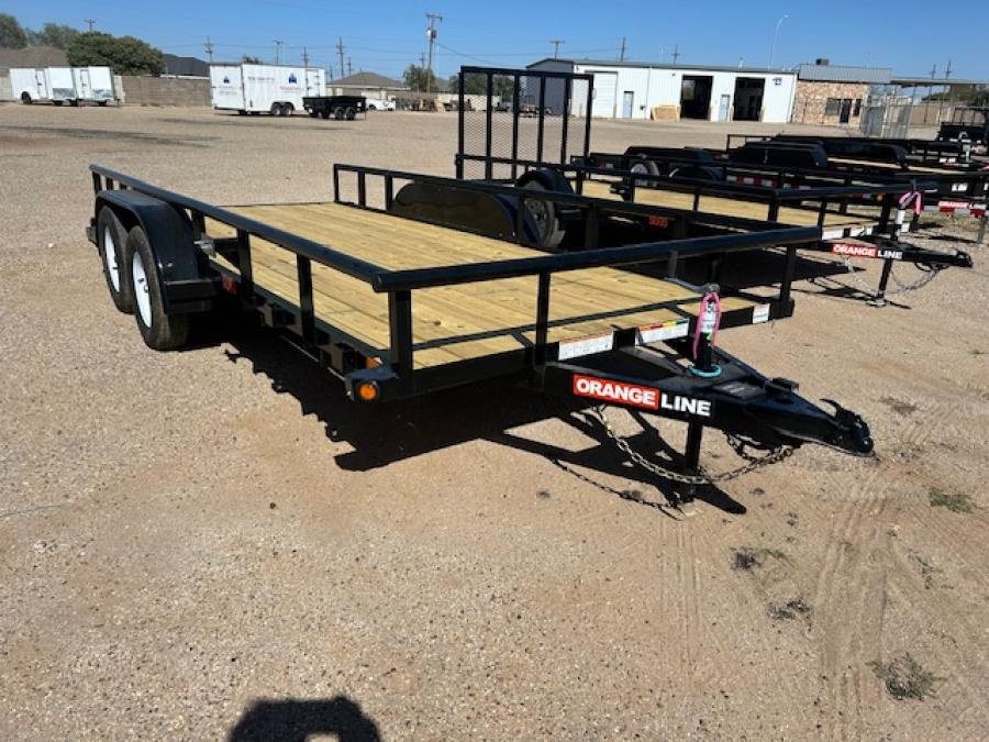 Big Tex TU60 6K TAND AXLE UTILITY 77"x16 4SIR SPMT 2-BRK BLACK | Big ...