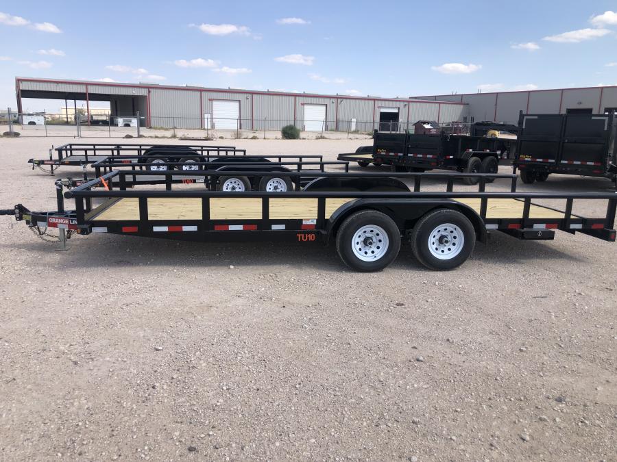 Big Tex 10PI 83" x 20 Pro Series Tandem Axle Pipe Top Utility Trailer ...