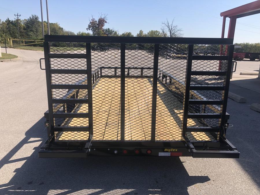 Big Tex 10PI, Utility, 83" x 18', 9.9K, 4' Ramp Gate | Big Tex Trailer ...