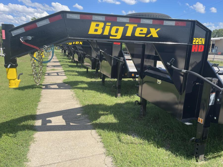 Big Tex 22GN, Gooseneck, 102" x 30', 23.9K, Dovetail, Mega Ramps | Big ...
