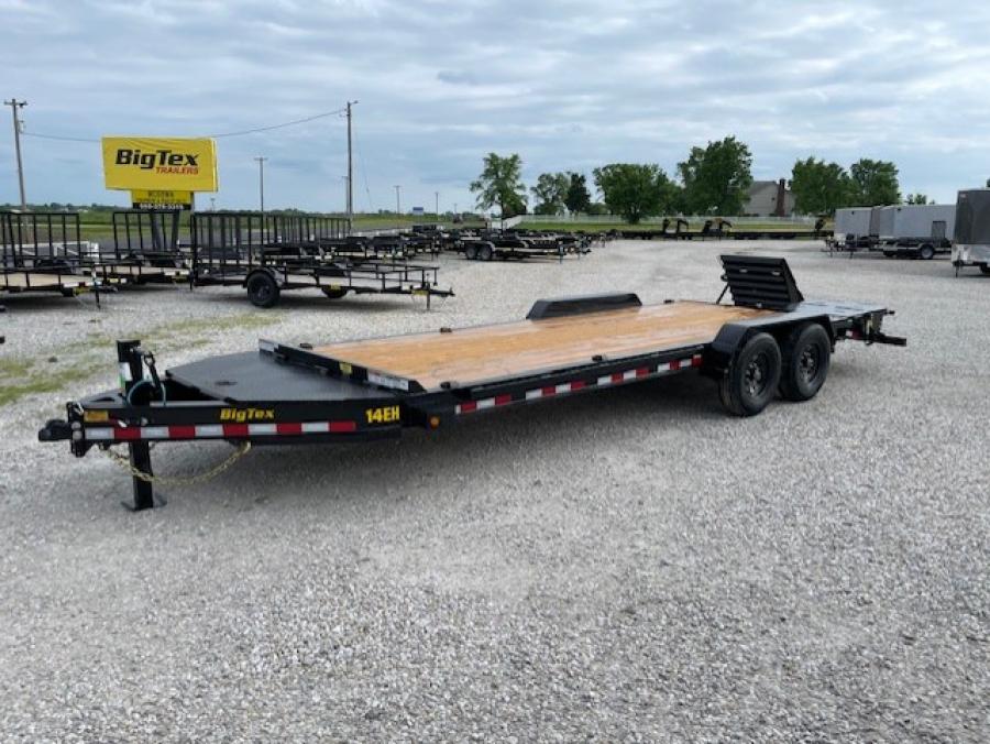Big Tex 14EH, Equipment, 83" x 22', 15.4K, Dovetail, Mega Ramps, X-Series | Big Tex Trailer World