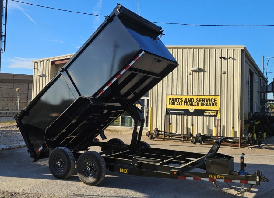 Big Tex 14LX, volquete, 83" x 14', 14K, lados de 4' | Big Tex Trailer World