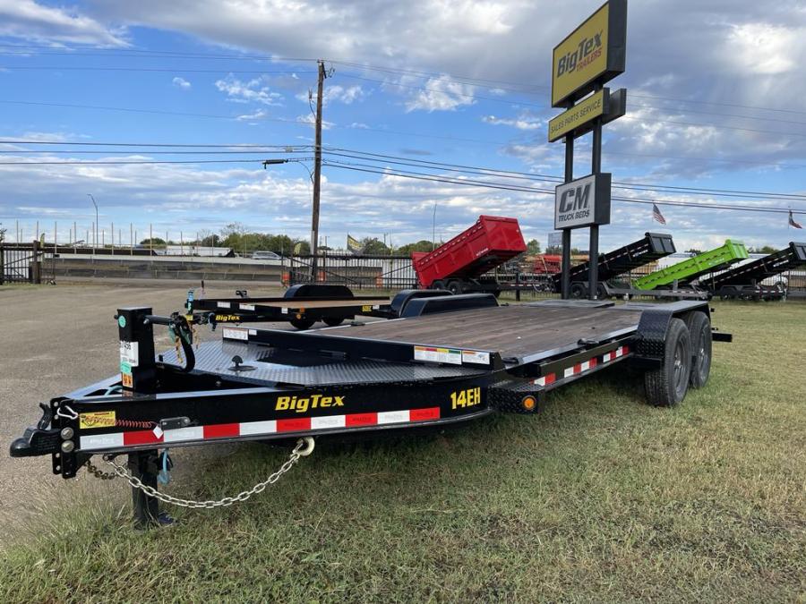 Big Tex 14EH, Equipment, 83" x 18', 15.4K, Dovetail, Mega Ramps, X-Series | Big Tex Trailer World