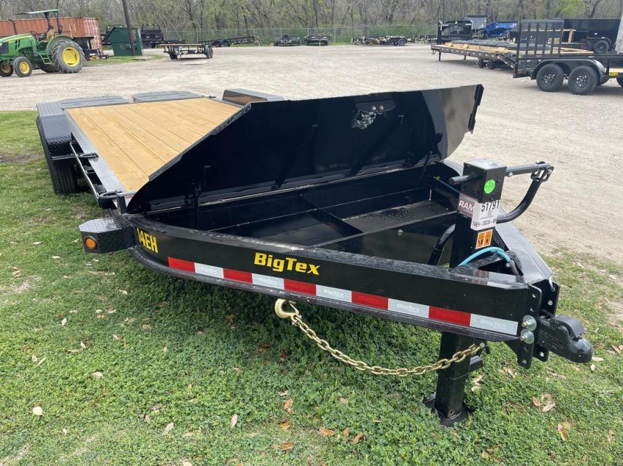 Big Tex 14EH, Equipment, 83" x 20', 15.4K, Dovetail, Mega Ramps, X-Series | Big Tex Trailer World