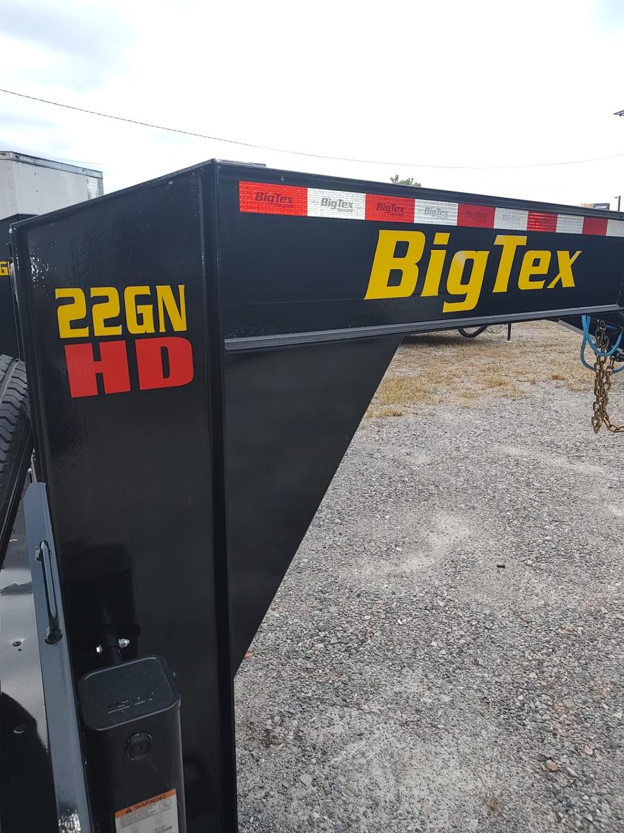 Big Tex 22GN, Gooseneck, 102" x 25', 23.9K, Dovetail, Mega Ramps | Big ...
