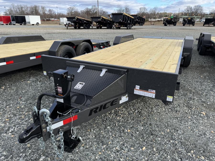 Rice FMC RICE - 16K EQT HAULER 82X20+2 GREY - STD | Big Tex Trailer World
