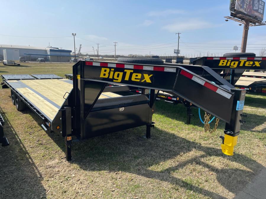 Big Tex 22GN, Gooseneck, 102" x 25', 23.9K, Dovetail, Mega Ramps | Big ...