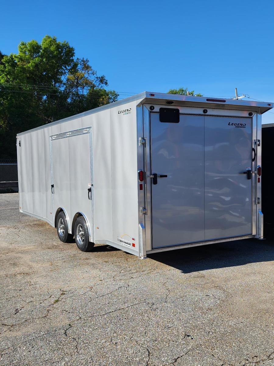 TRAILMASTER 8.5X24' TA RACE Trl, Car Hauler Pkg, White Walls & Ceiling ...