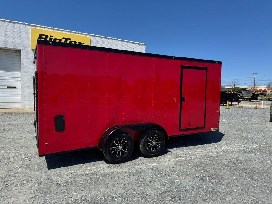 RS71 ENCL 7X16 7K TA RED RAMP DOOR 7 BLACK OUT ROCK SOLID | Big Tex ...